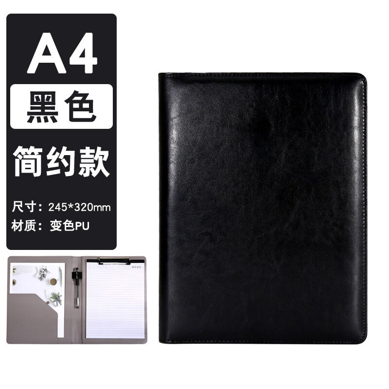 Кожаная папка A4, многофункциональная папка для деловых контрактов с блокнотом, офисная папка для продаж с магнитным замком, папка для менеджера