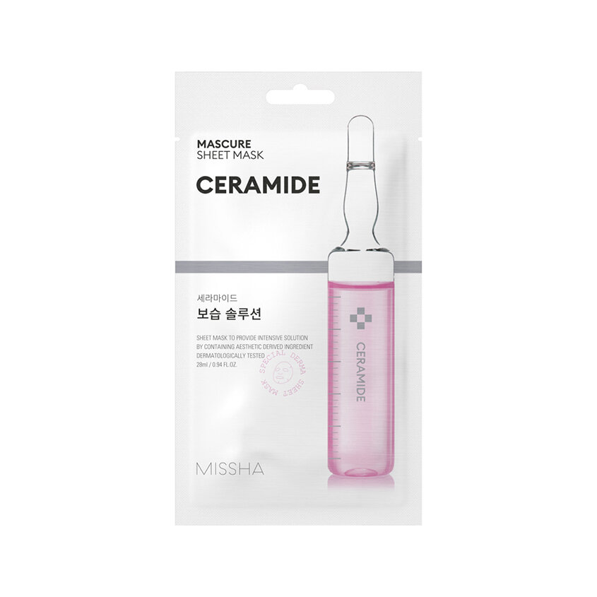 Маска-лифтинг для лица MISSHA с церамидом NP (для ослабленной и сухой кожи) 28 мл