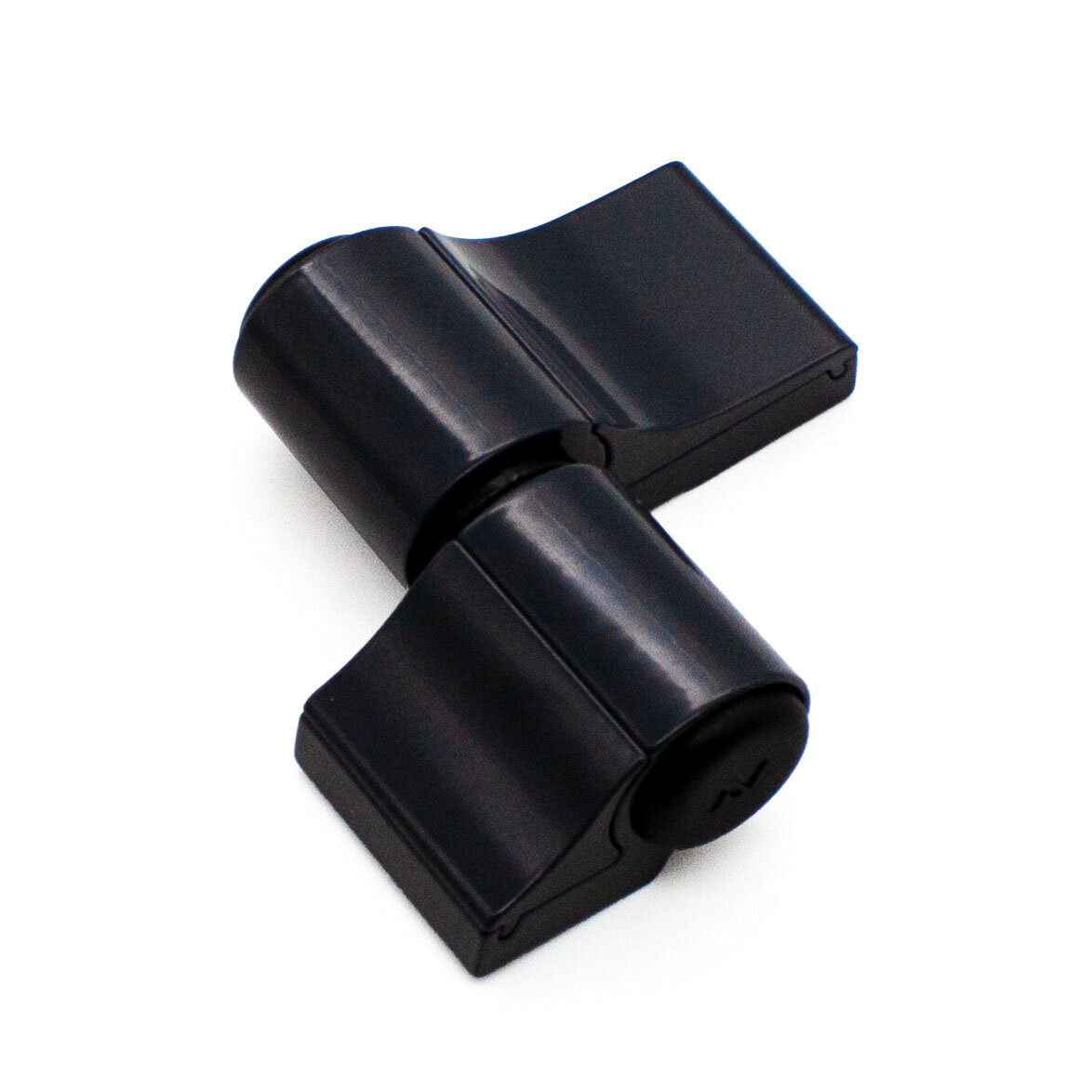 Петля дверная Savio 2-х лепестковая, темно серая RAL 7024 арт 1145/67 без крепежа