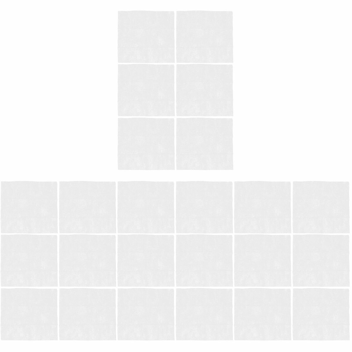 Воздушный фильтр из пэт для кондиционера, режущийся, белый, 24 шт