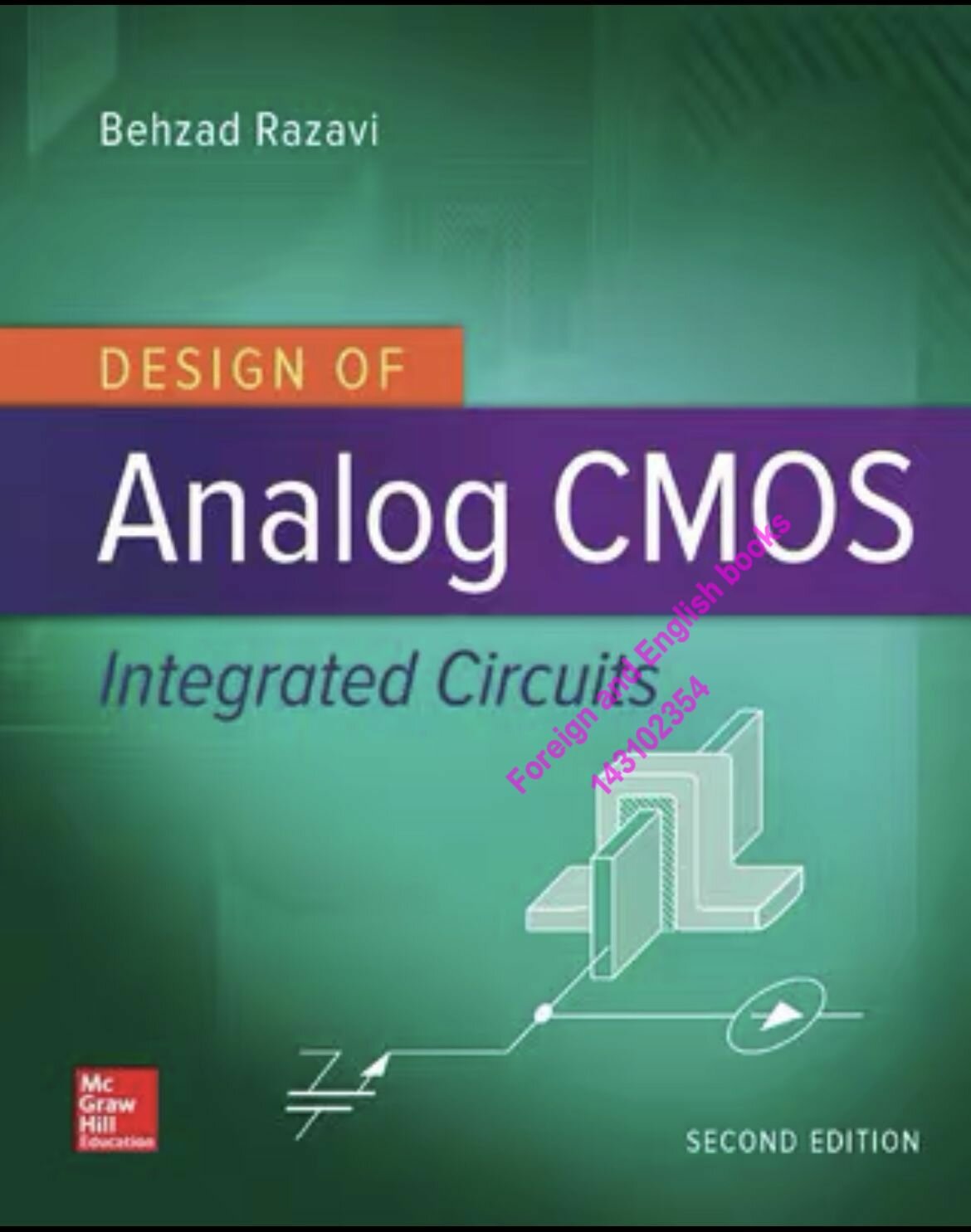 Design of Analog CMOS Integrated Circuits 2th English paper books Reprinted books