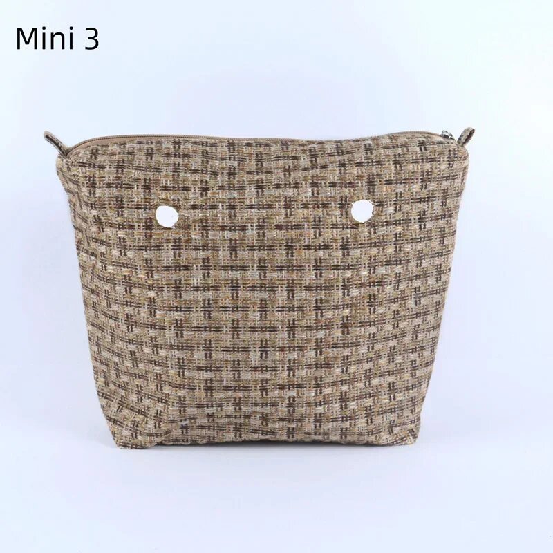 Классический льняной холщовый Органайзер TANQU, тканевая внутренняя подкладка, вставка для Obag Mini O Bag, женский аксессуар для сумки Mini 3