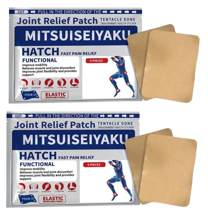 Пластыри для суставов Mitsuei IYAKU Hatch 6 шт, Цвет: 2BOX