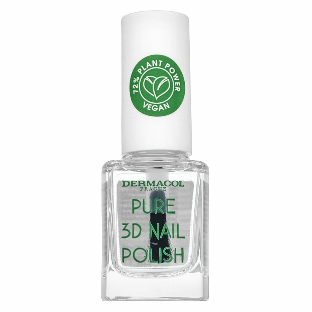 Лак для ногтей Dermacol Pure 3D Nail Polish 01 Crystal Clear 11 мл