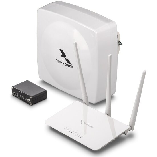 Усилитель сигнала Триколор TR-4G/injector-9kit 20м (046/91/00055155)