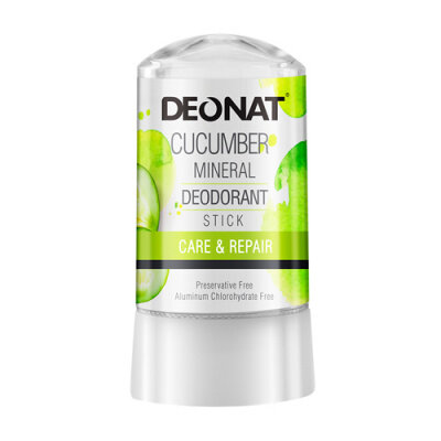 Дезодорант-кристалл DEONAT с экстрактом огурца 60 г