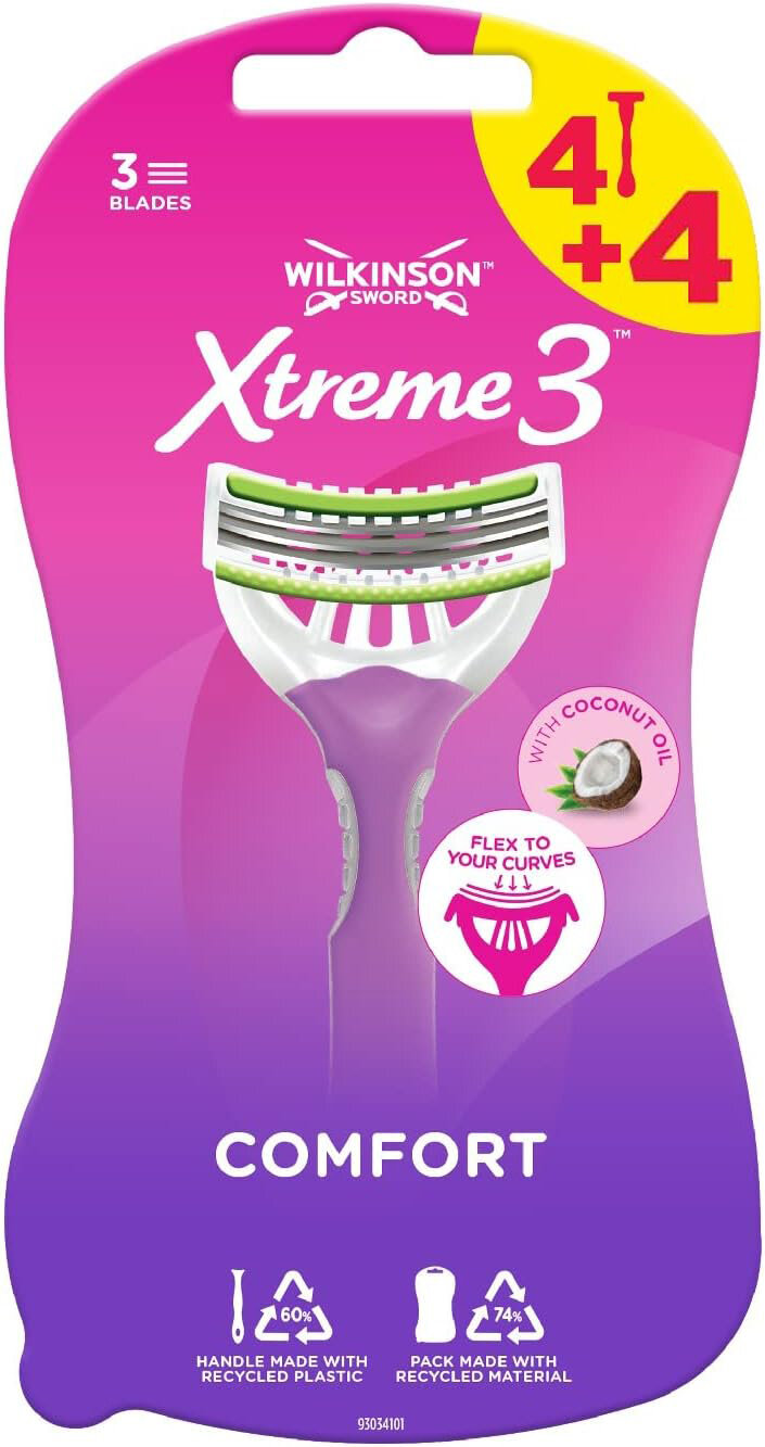 Одноразовые станки женские Wilkinson Sword Xtreme 3 Beauty Comfort, 8 шт.