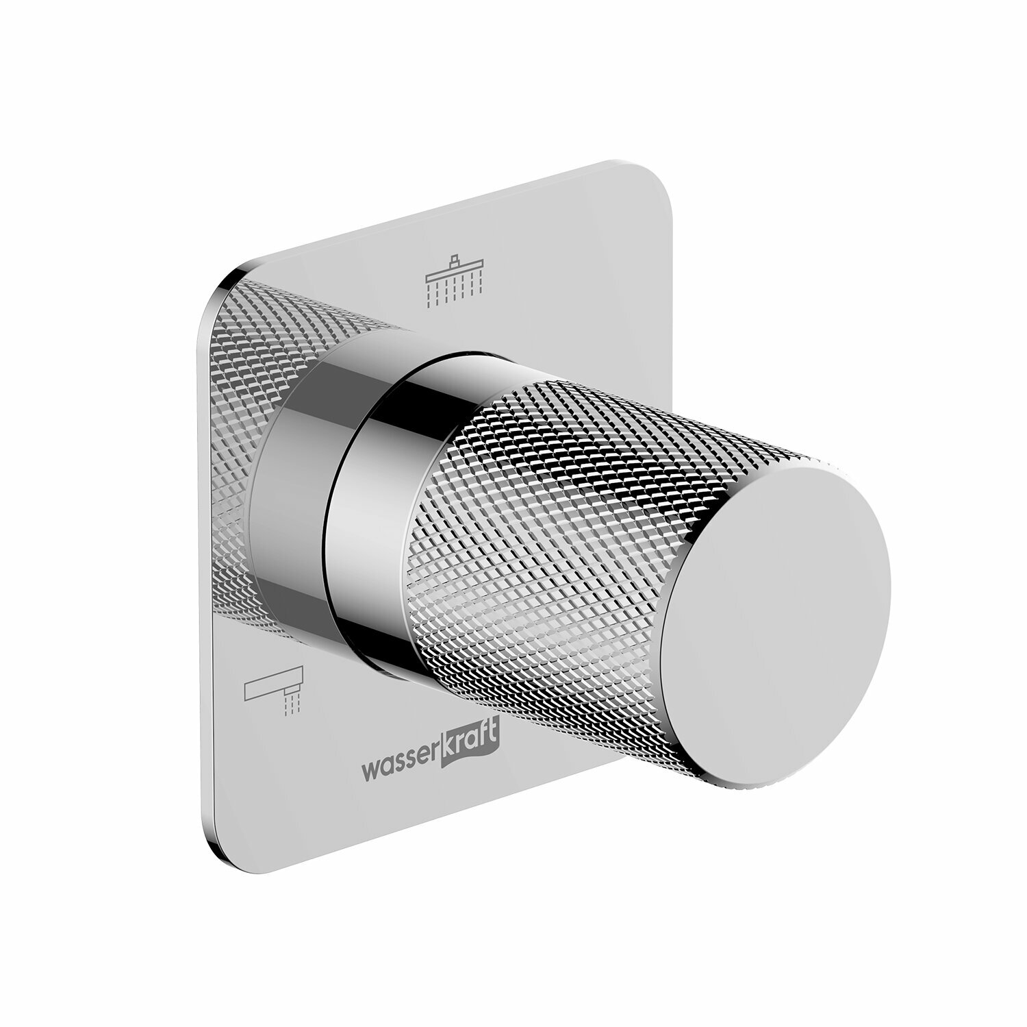 Переключатель для встраиваемых смесителей на 3 выхода WasserKRAFT A294, хром