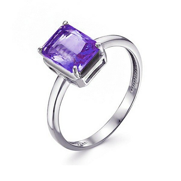 Кольцо, серебро, 925 проба, родирование