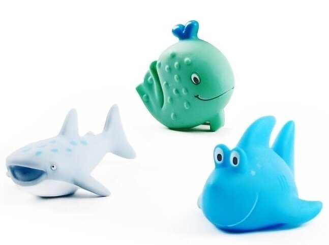 Набор для купания в ванной "Рыбки" в сетке