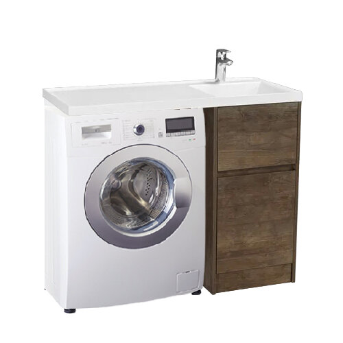 Тумба под раковину AQUATON Лондри 40 1A2670K1LHDY0 400x496x882 для стиральн. машины, дуб кантри