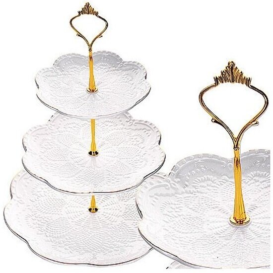 Этажерка Loraine элис 3х-ярусная, 15х20х26см (26513)