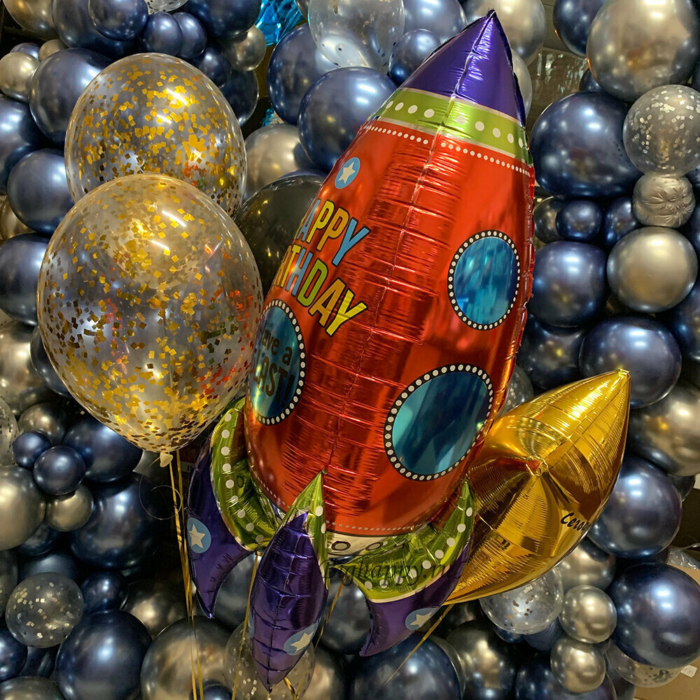 Композиция из шаров "Ракета"