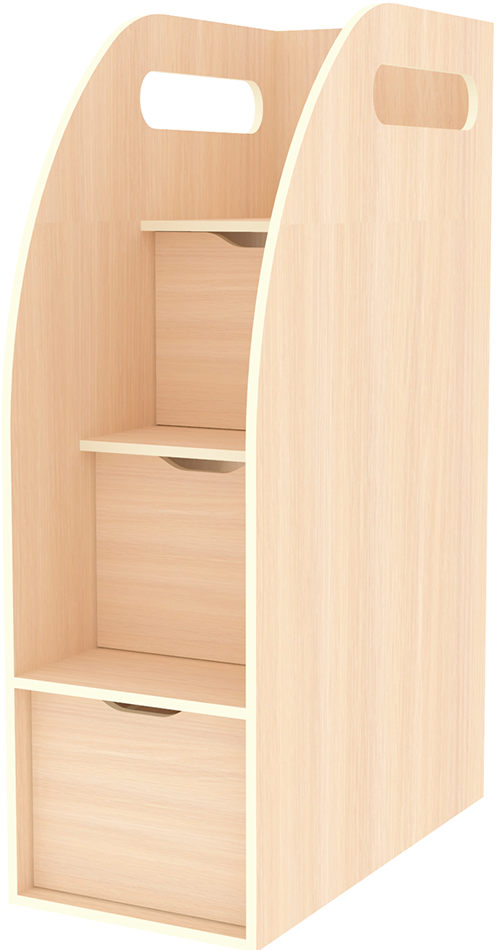 Тумба-лестница ДС-18 Дуб Молочный