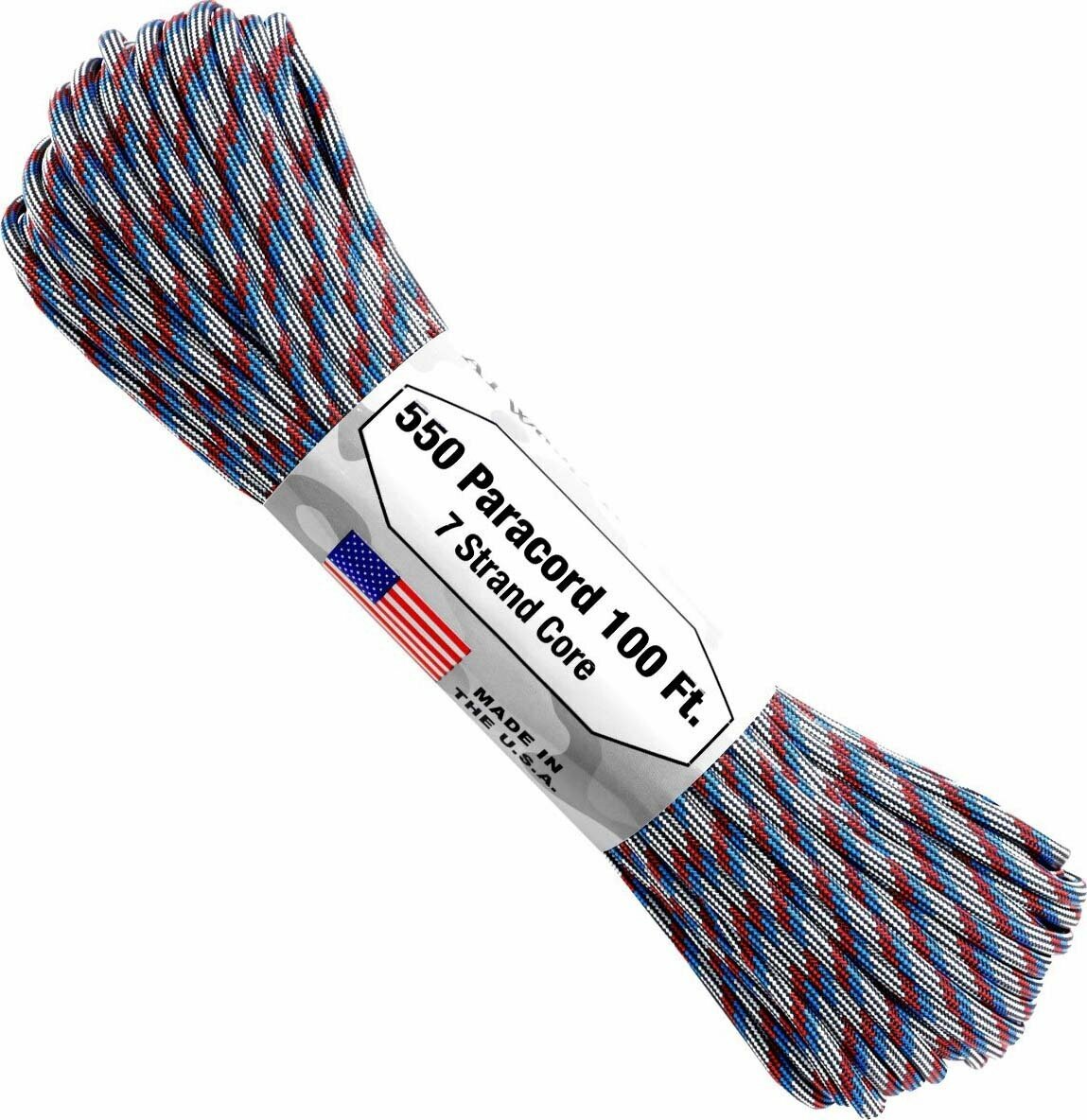 Паракорд Atwood Rope MFG 550 Captain America, 30 м