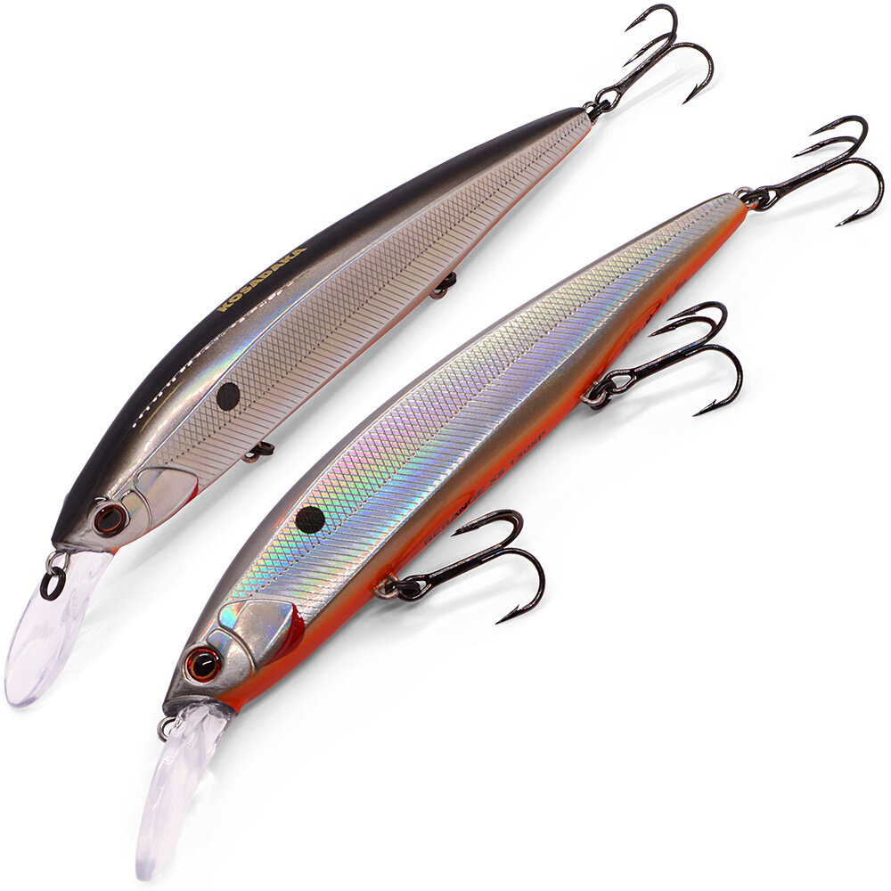 Воблер Kosadaka Rerange XS 130SP суспенд, 130мм, 27г, 0.7-1.5м; GT