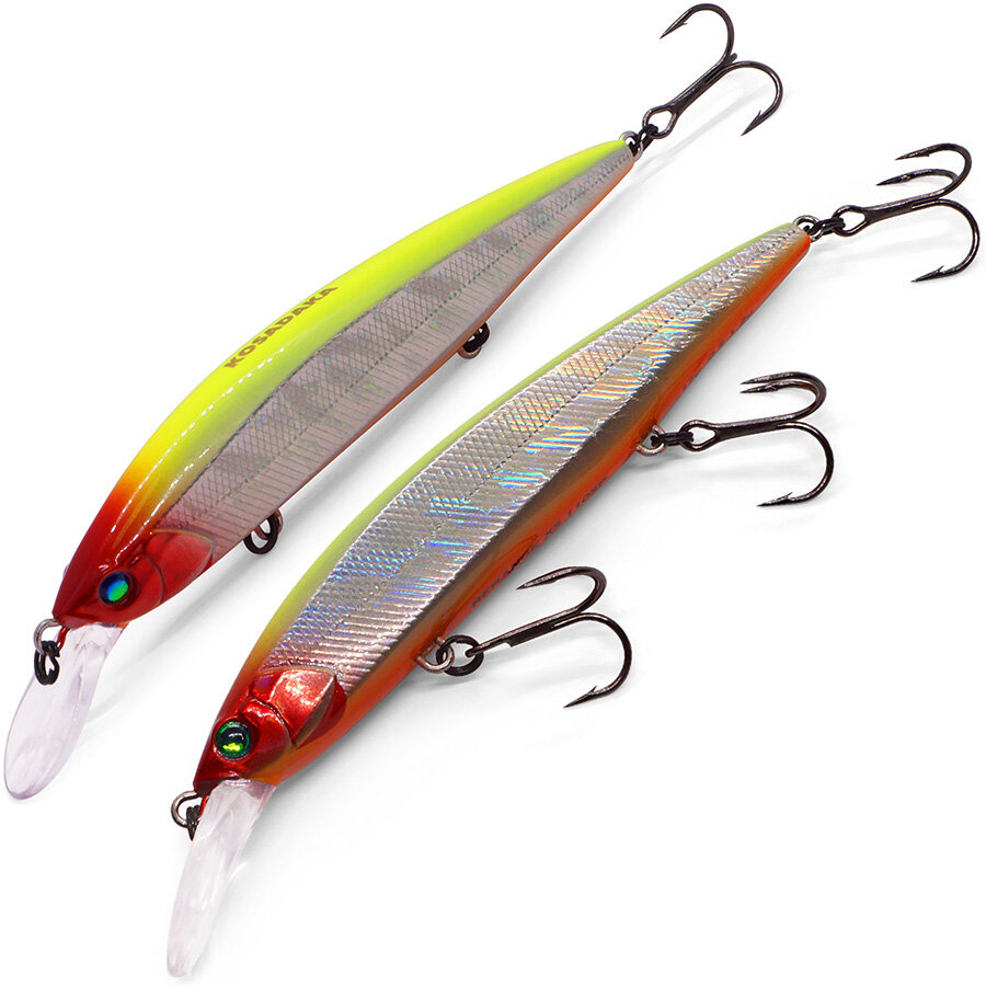 Воблер Kosadaka Rerange XS 110SP суспенд, 110мм, 17г, 0.5-1.2м; LME