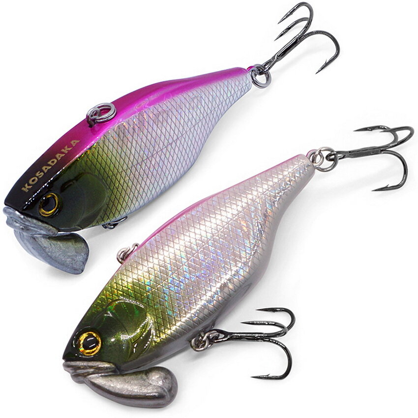 Воблер виб Kosadaka Trigon TN 70S, тонущ, 70мм, 31.5г, цв. ROK