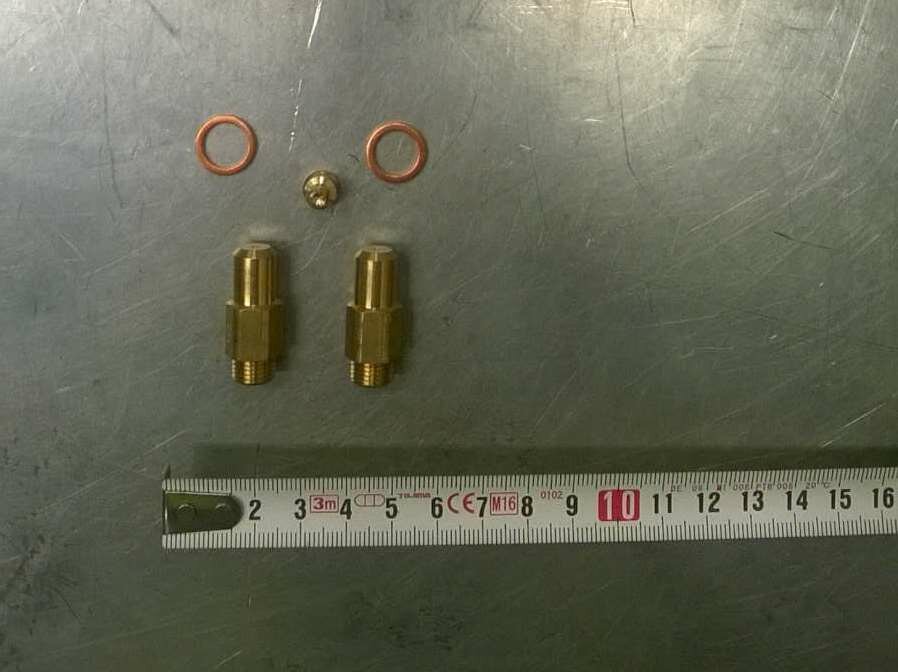 Комплект инжекторов для сжиженного газа жиклеры slim 1.150 i Baxi 3607110