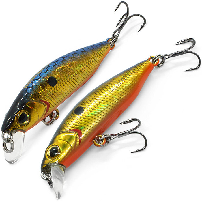 Воблер Kosadaka Nomad xs 48SP суспенд, 48мм, 2.6г, 0.0-0.4м цвет HGBL