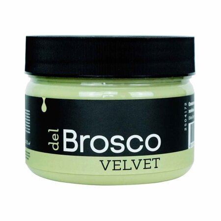 Краска интерьерная акриловая del Brosco Velvet оливковый зеленый 250мл.