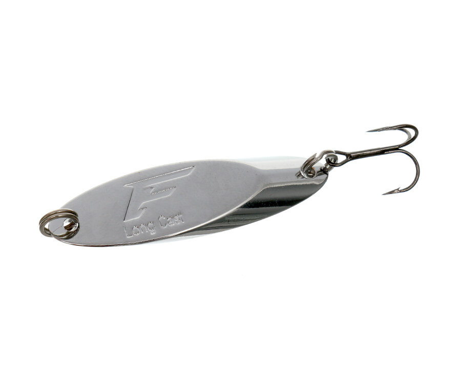 Блесна Flagman Long Cast 10.5г, колеблющаяся, цвет 201 серебристый, длина 48мм