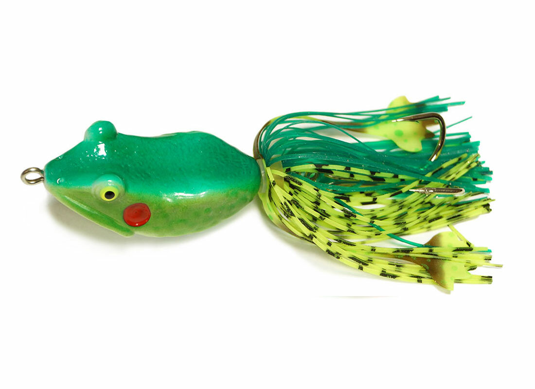 Приманка Kosadaka тверд. оснащ. плав. Лягушка-глайдер с лапками (двойник) LF25 45mm, 10g, цвет C66