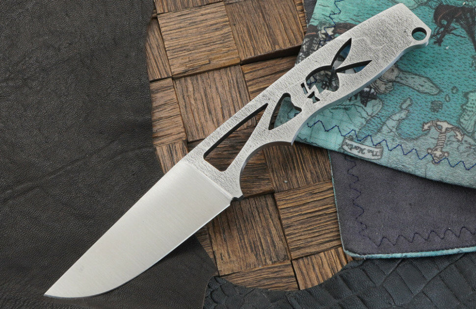 Кузница Ёж скелетный нож Кролик, сталь Sandvik 12C27