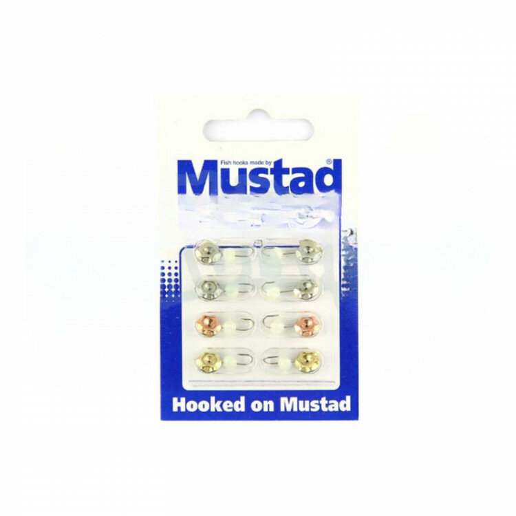 Набор мормышек тип 413 фосфор шарик 32шт Mustad