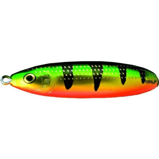 Блесна незацепляйка Rapala Rattlin' Minnow Spoon 08 /FLP, 8см/ 16гр