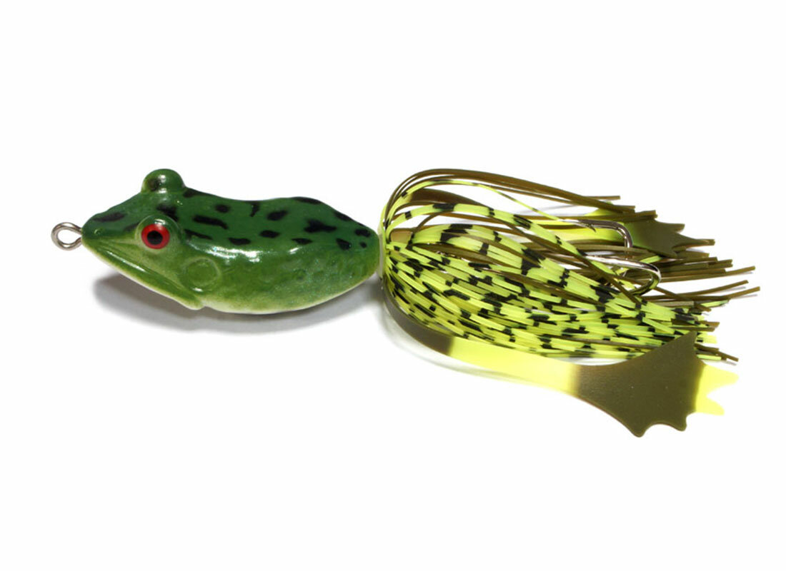 Приманка Kosadaka тверд. оснащ. плав. Лягушка-глайдер с лапками (двойник) LF25 45mm, 10g, цвет C90