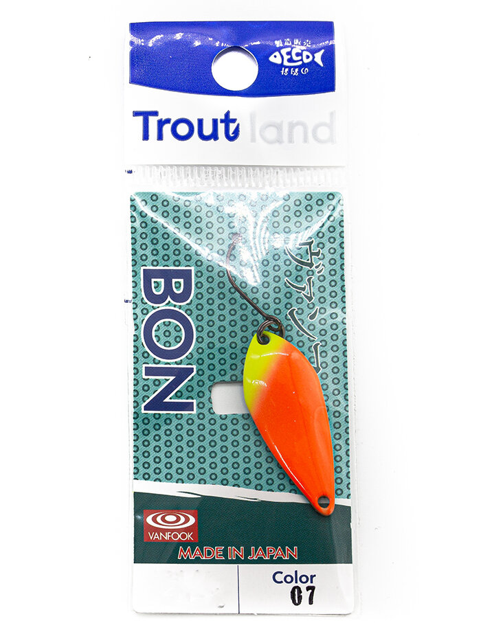 Блесна колеблющаяся Troutland BON, вес 3.2гр, color # 26 BON32#26