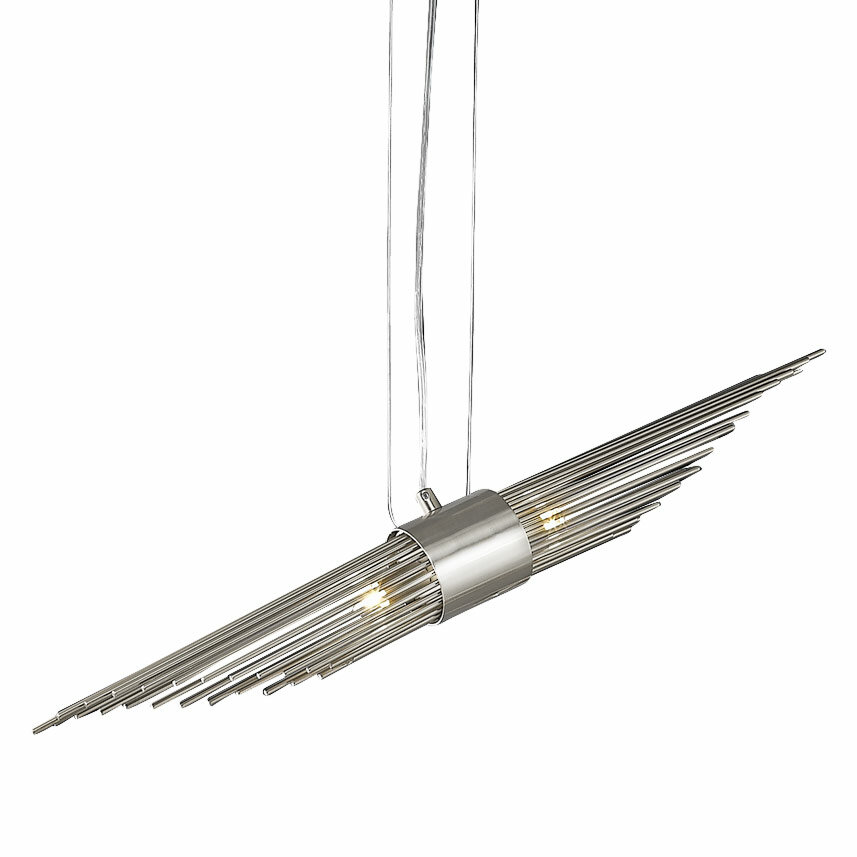 Подвесной светильник Delight Collection Sfinks P68069-2 chrome, Хром, Галогенная, G9, 2 x 40 Вт.