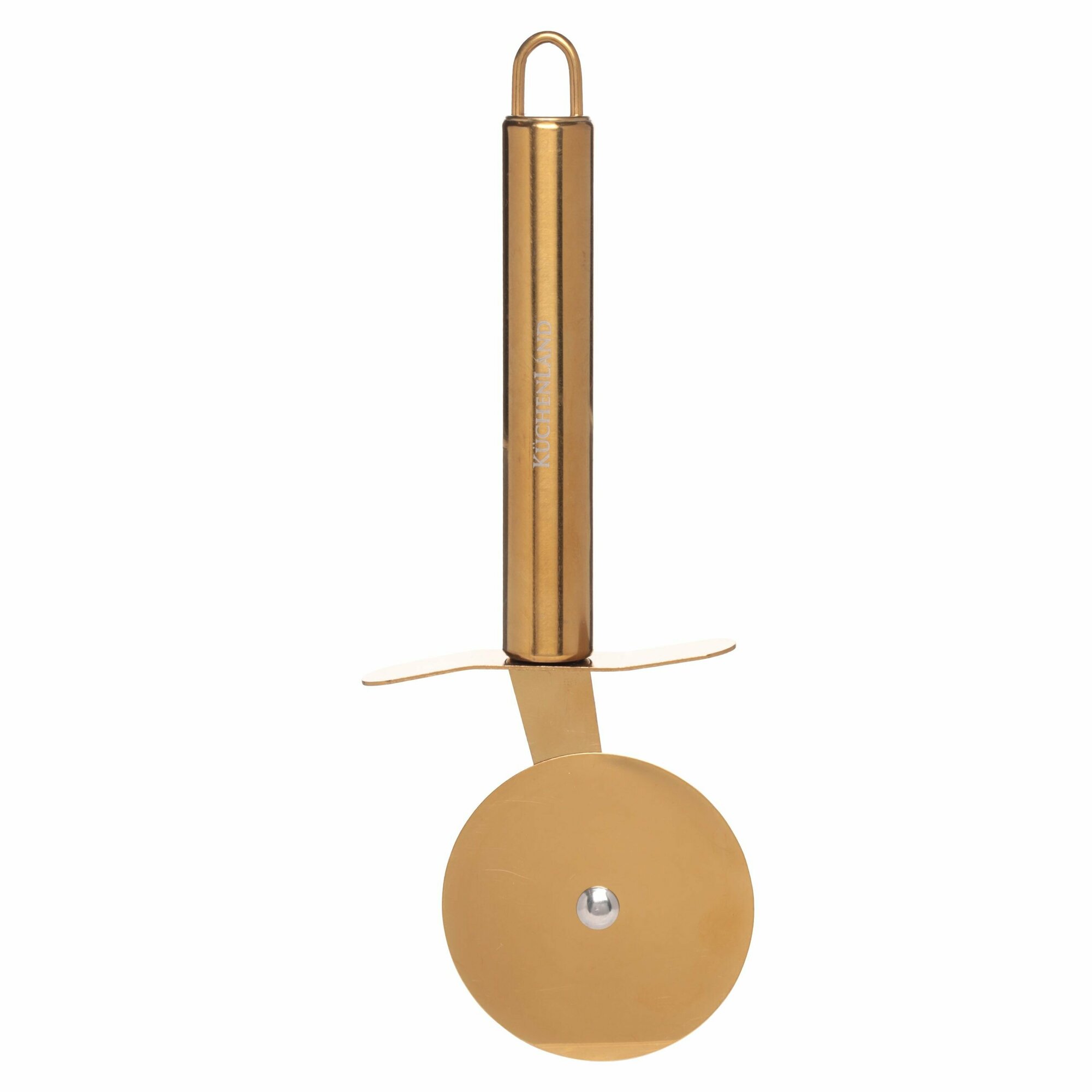 Нож для пиццы, 20 см, сталь, золотистый, Spiro gold, Kuchenland