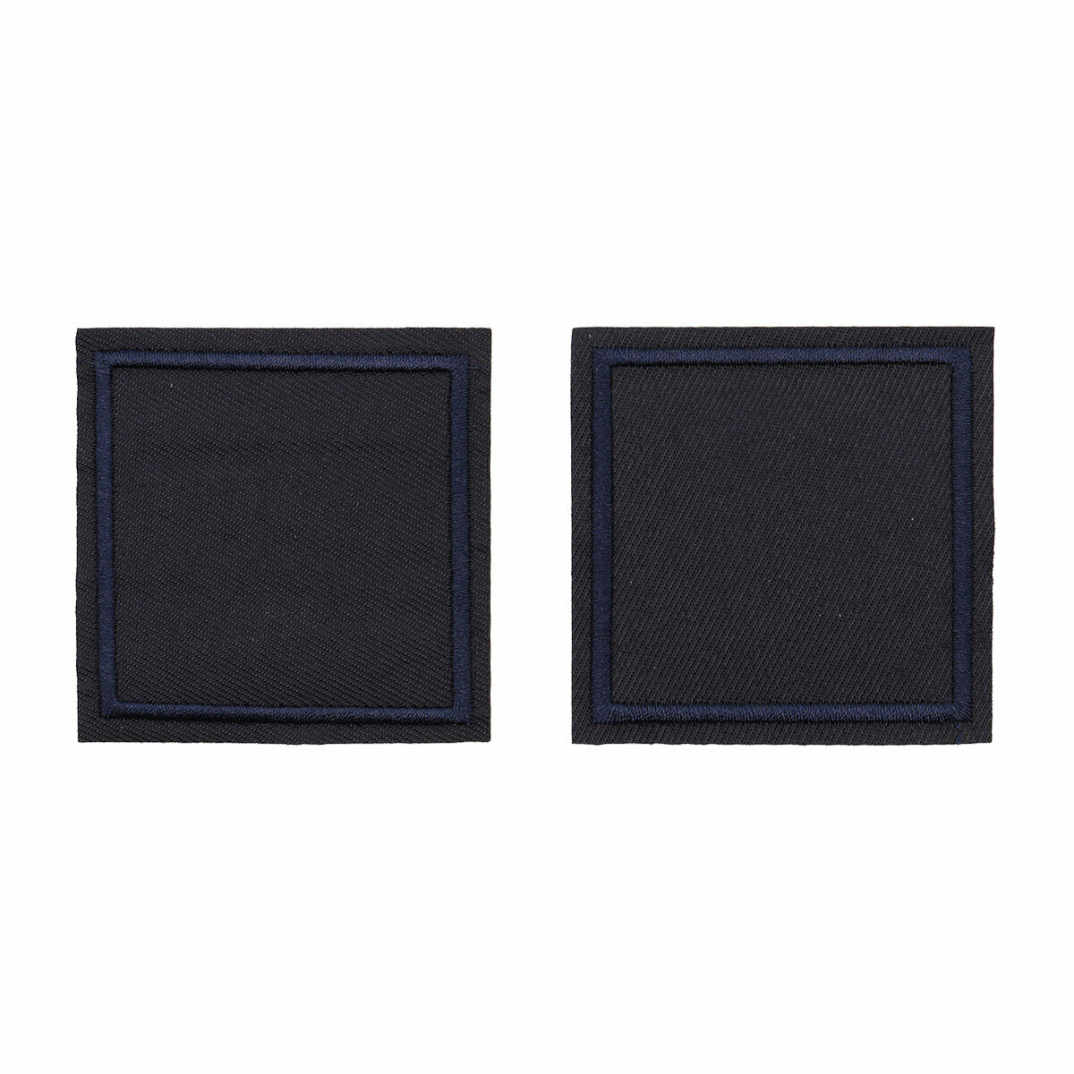 Термоаппликация на одежду айрис, LA430, 60*60 мм (синий), 2 шт