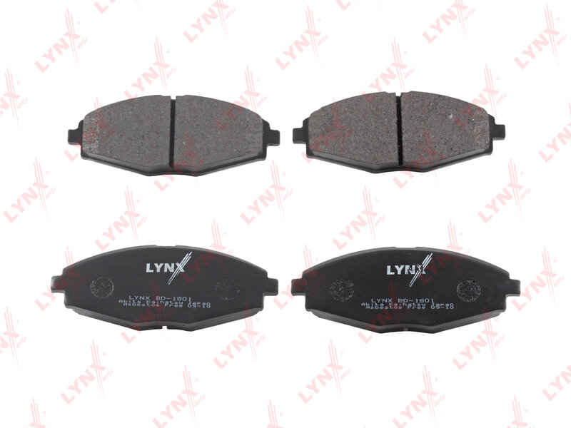 Тормозные колодки для Chevrolet Lanos, Daewoo Matiz, передние, LYNXauto BD1801, 96273708 / 96316582