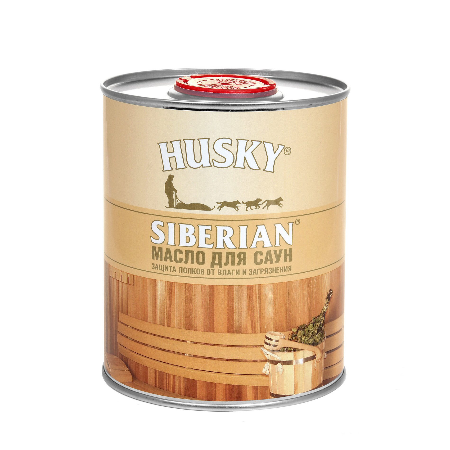 Масло Husky Siberian для саун 0,9 л для защиты деревянных поверхностей в условиях высокой влажности