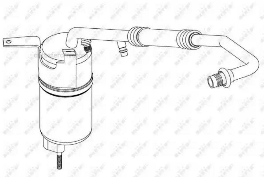 NRF 33220 Осушитель кондиционера FORD Mondeo 00-