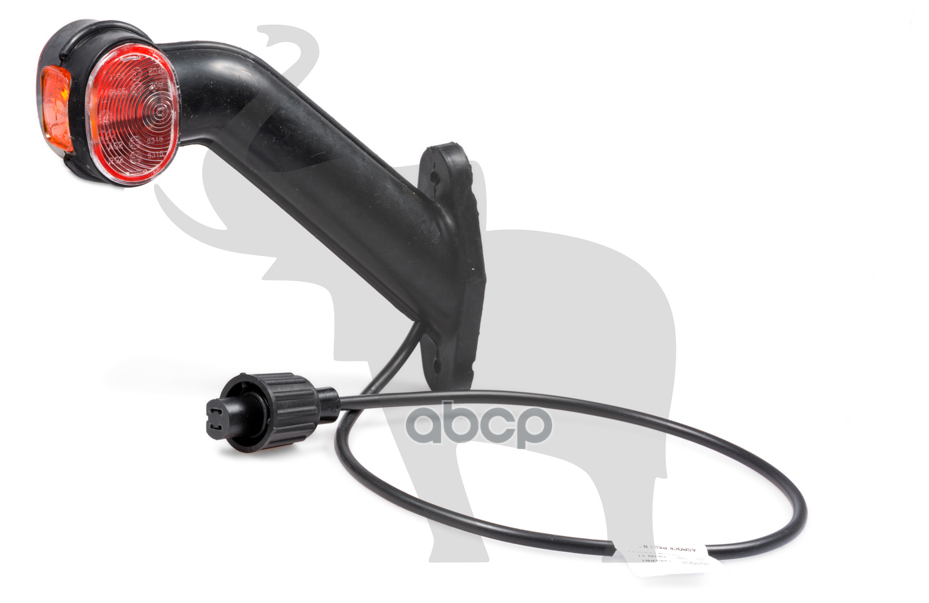 Фонарь габаритный! T4W правый рожок24Vкр/ж/бел накл/изогн. с каб. 0.57m и штек066204SCHMITZ SCHMITZ арт. 1008676