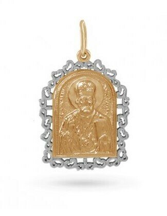 Подвеска, красное золото, 585 проба