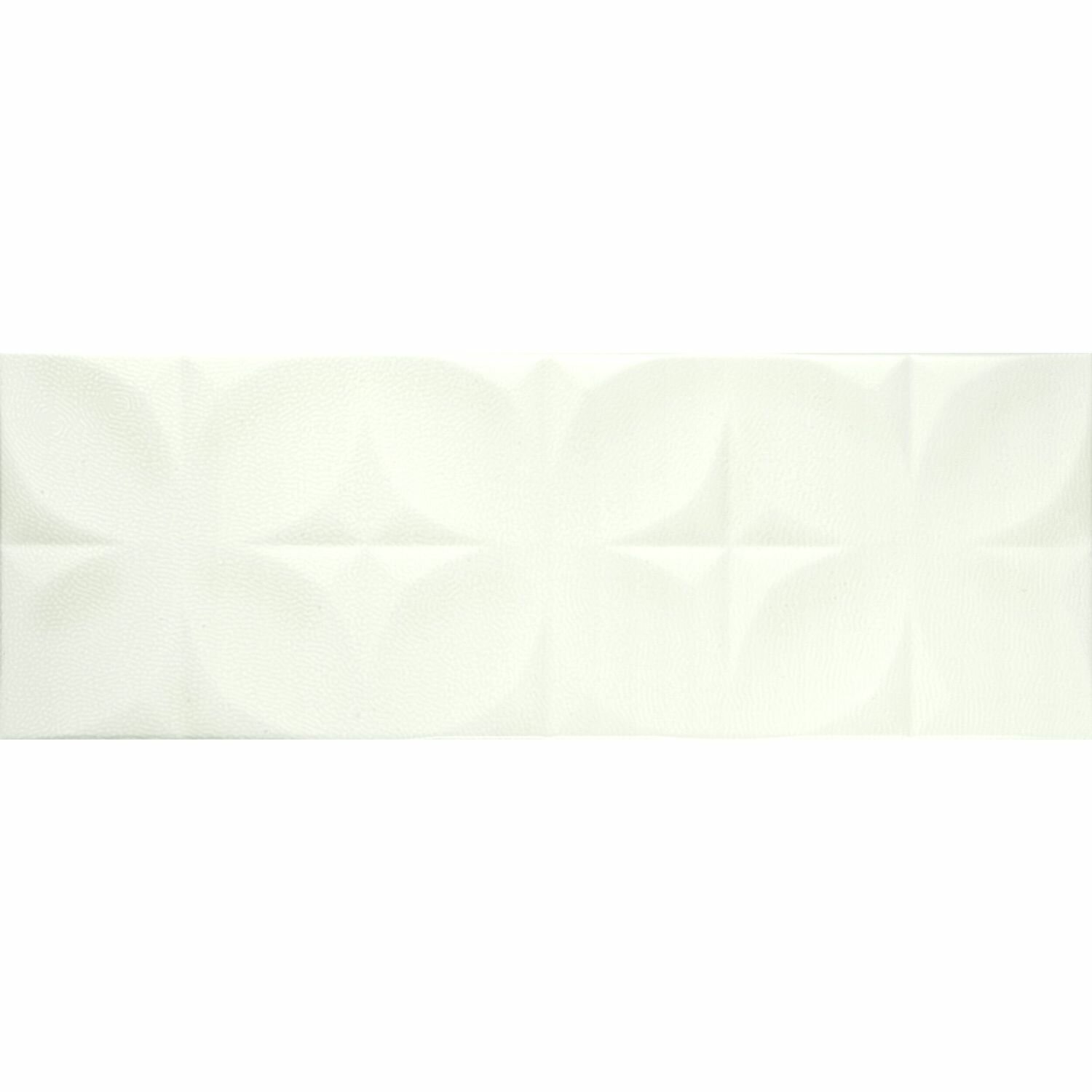Плитка настенная Fanal Albi Blanco Flor рельефная матовая ректификат 31,6х90 см керамика