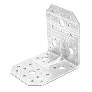 Уголок крепежный усиленный оцинкованный 105х105х90х2.5 мм (10 шт.)