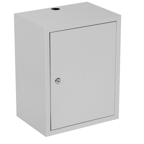 Шкаф ЩПНз-342/ЩРУ-Н-6-зп (NRL6ZP) 395х310х220мм светло-серый с монтажной платой Элма