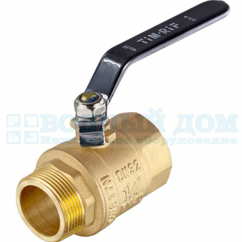 Кран шаровой 3/4" в/н рычаг TIM