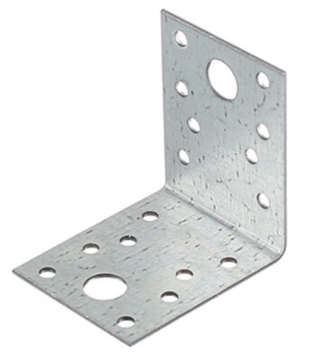 Уголок крепежный оцинкованный 70х70х55х1.8 мм (10 шт.)
