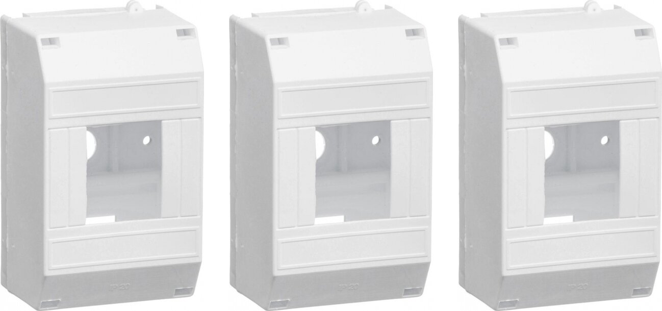 Бокс навесной TDM Electric КМПн 4 модуля IP20 (комплект из 3 шт.)