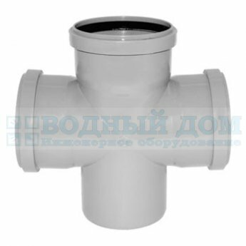 Крестовина канализационная 110х110х110х110 90гр (серая)