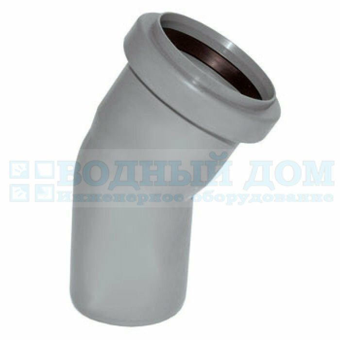 Канал. Отвод 32х45гр (серая)