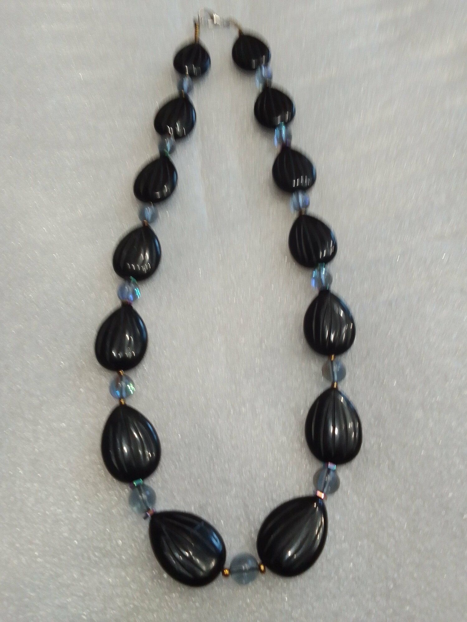 Бусы, гематит