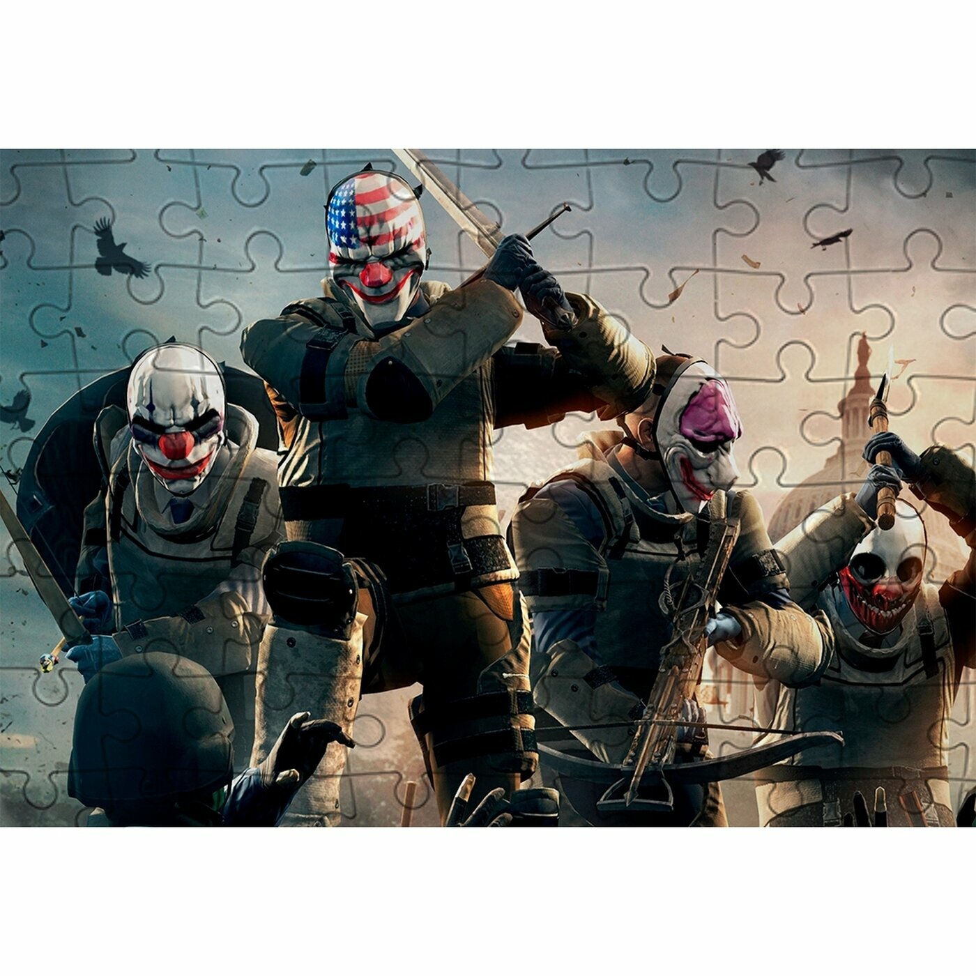 Пазл картонный А4: модель PayDay - 19